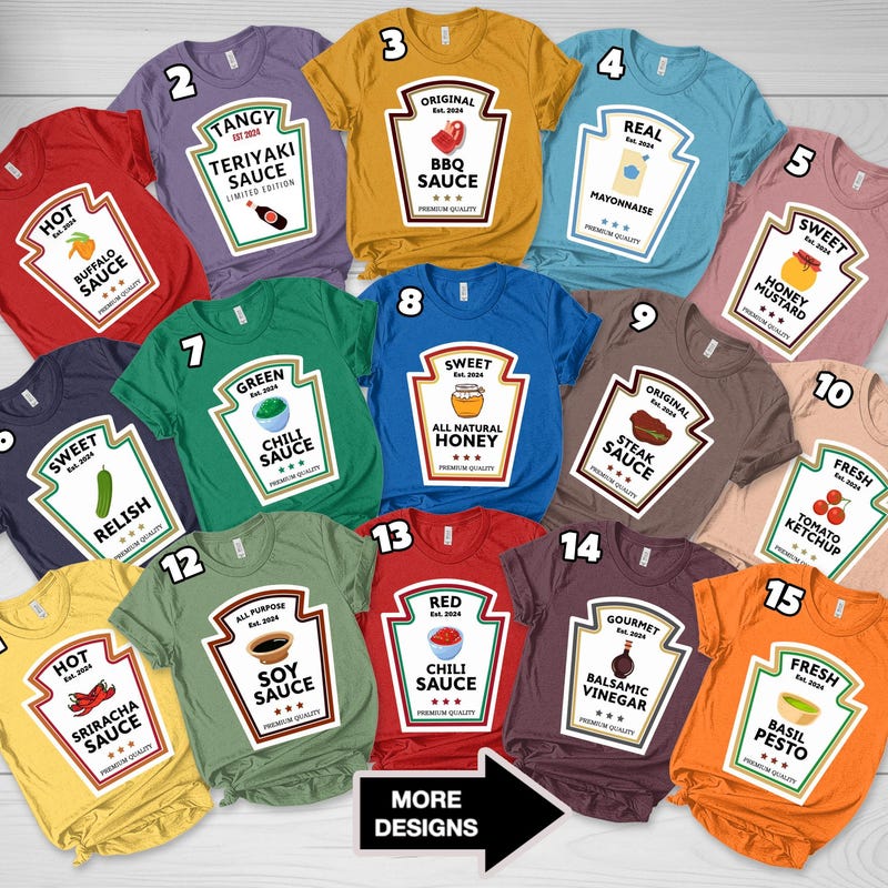 Condiment Shirt - Etsy