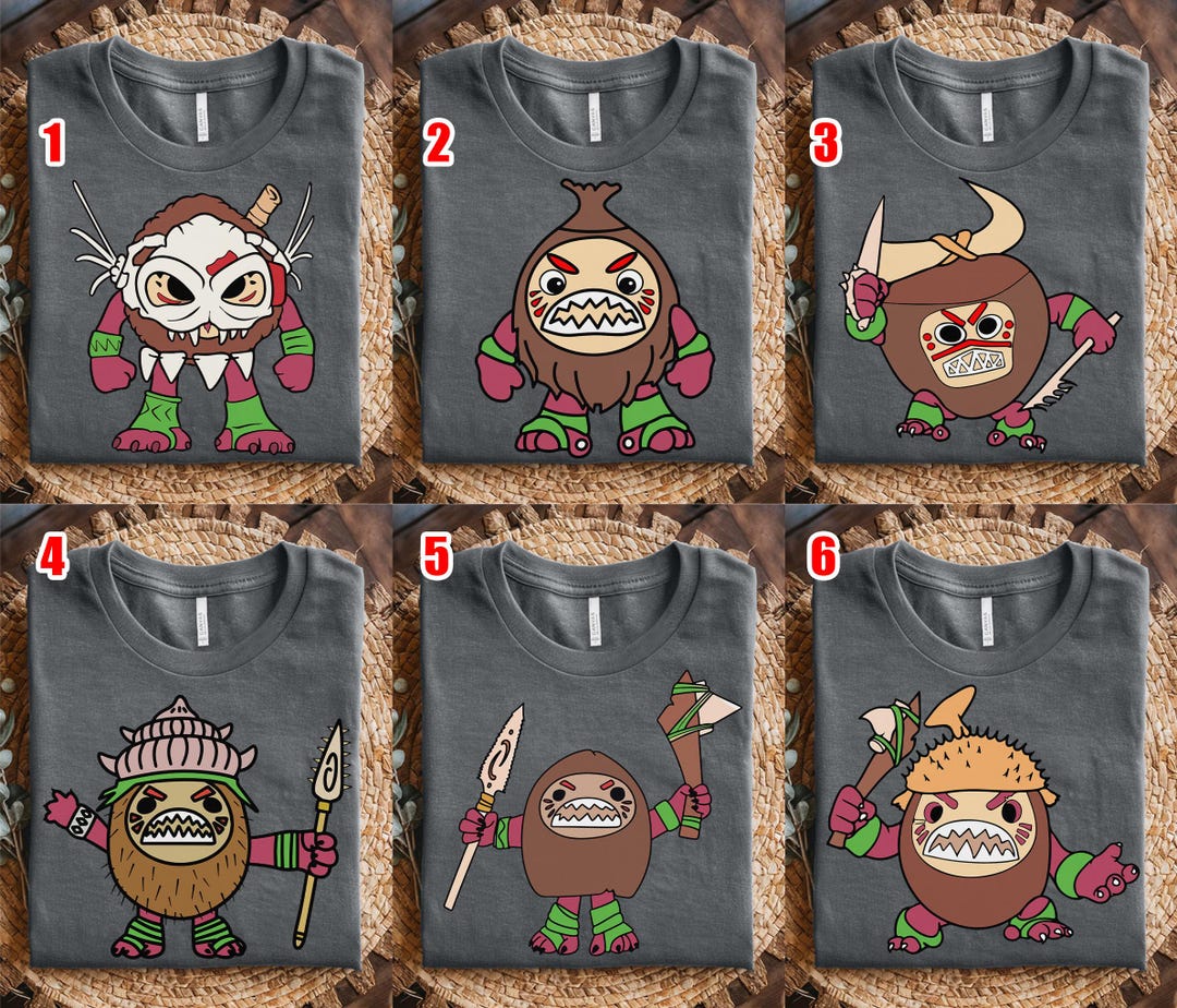 Kakamora Costume Halloween Shirt, Moana Antagonists Movie Costume T ...