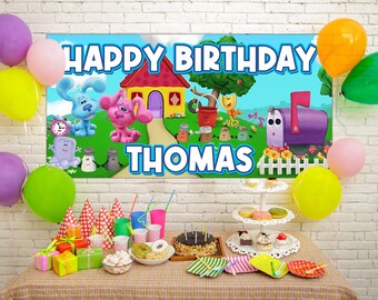 Blues Clues Banner - Etsy