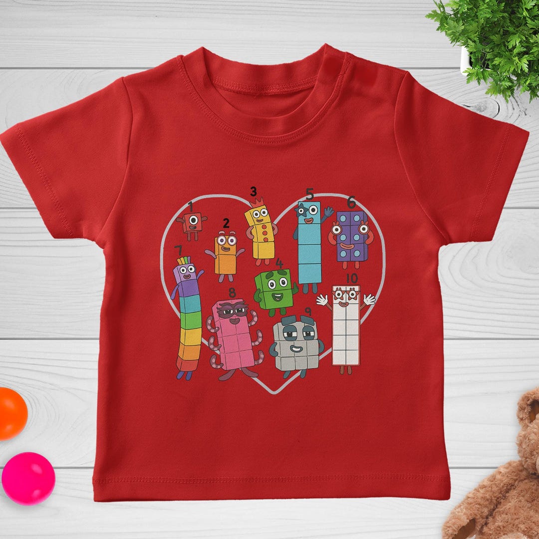 Numberblocks Shirt, Number-blocks Friends Shirt, Family Number-blocks ...