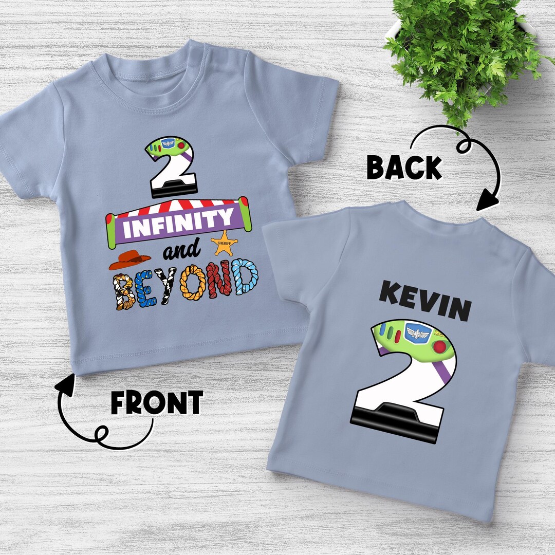 Two Infinity and Beyond Shirt, Toy Story Birthday Shirt, Woody Birthday ...