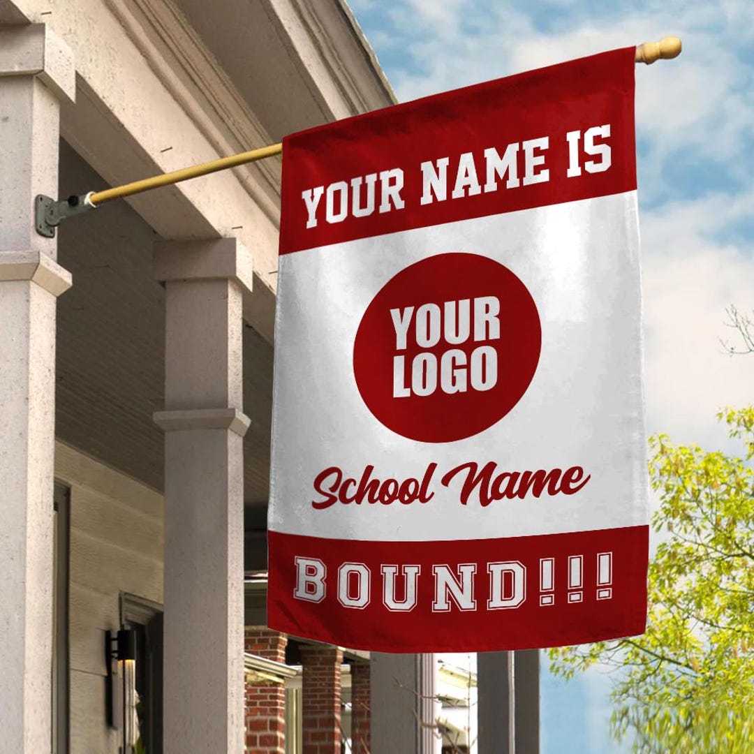 Custom Graduation Flag, Graduate Yard Sign, College Grad Flag,college ...