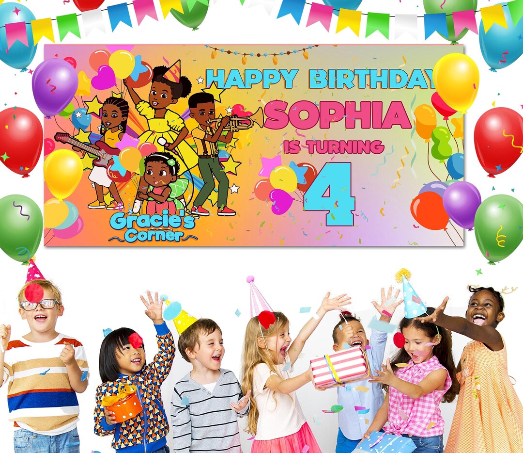 Gracies Corner Backdrop, Gracie’s Corner Birthday, Girls Birthday ...