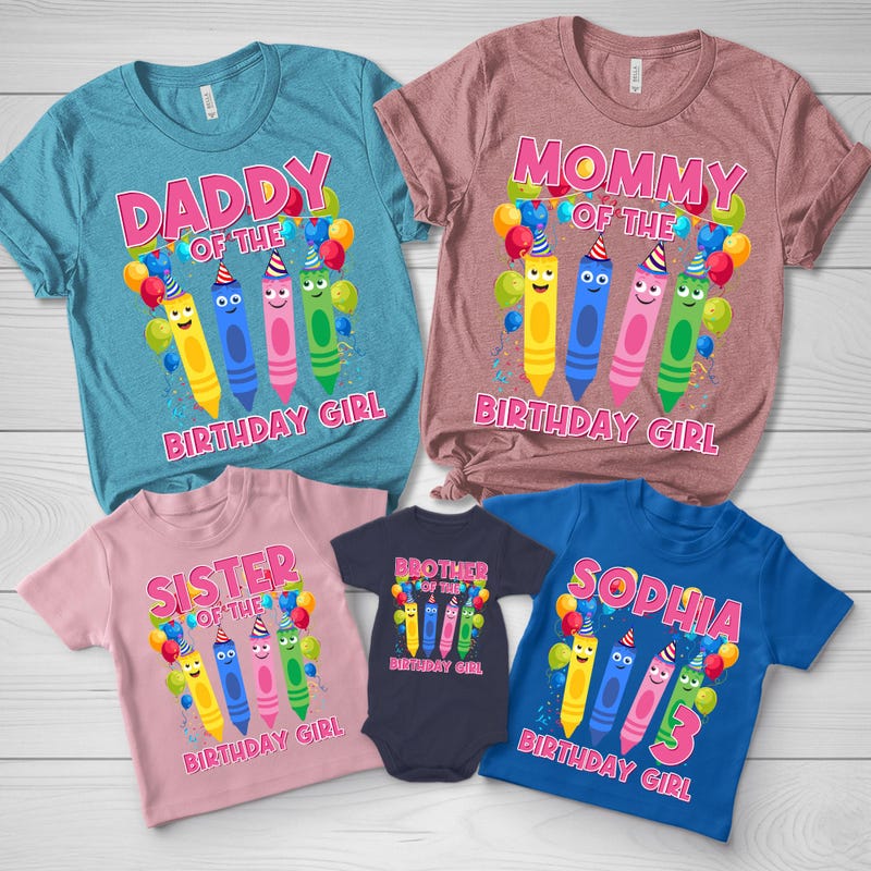 Color Crew Birthday - Etsy