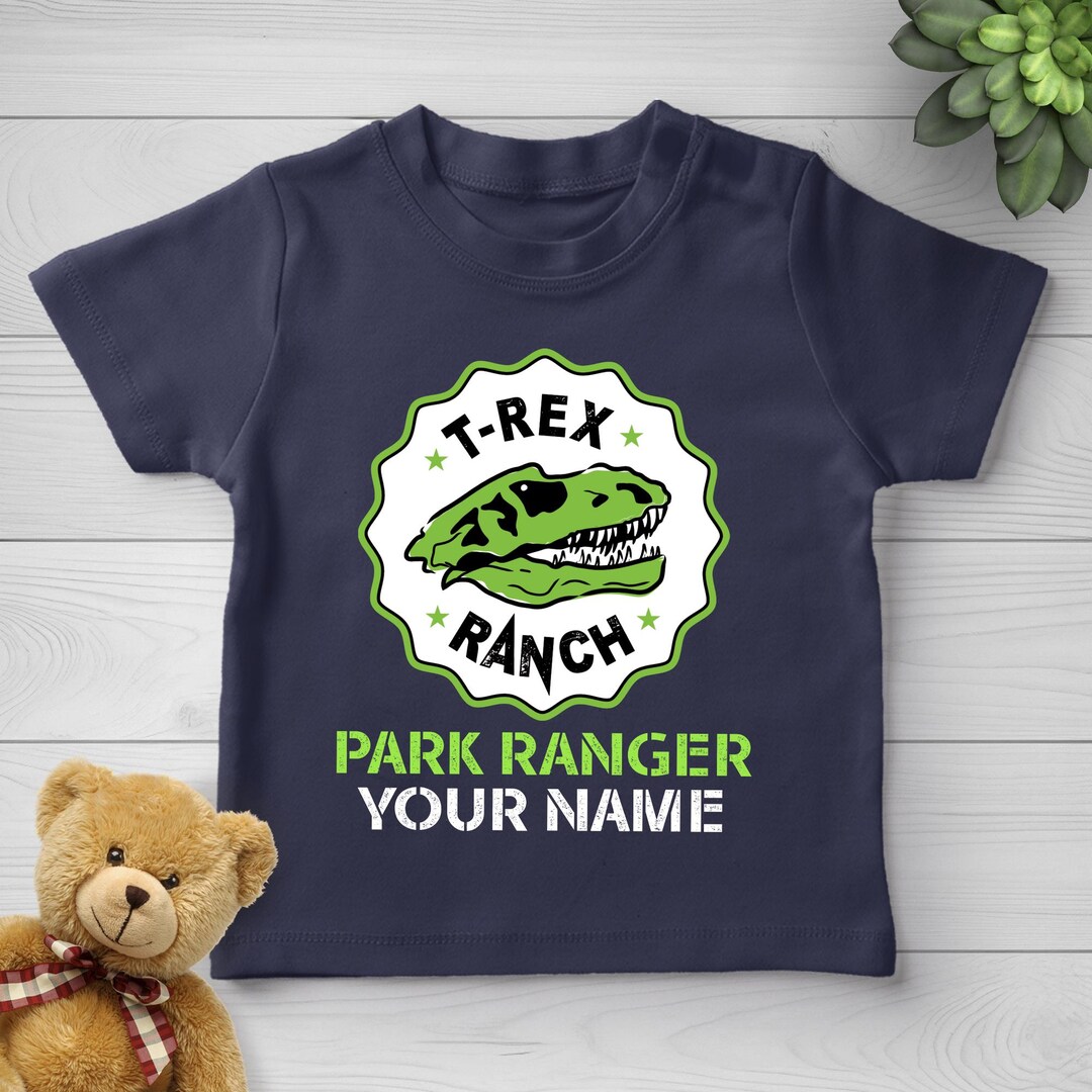 T-rex Ranch Park Ranger Shirt, T-rex Ranch Park Ranger Shirt, T-rex ...