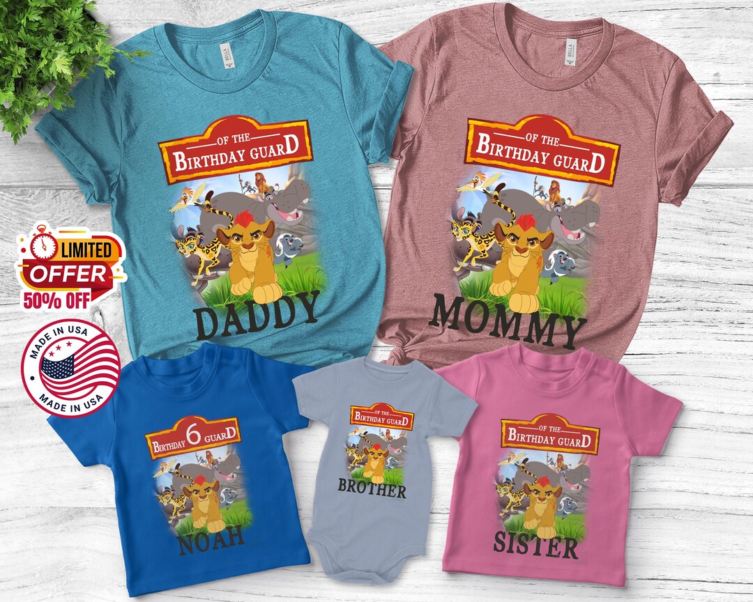 Lion Guard Birthday Shirt, Lion Guard Shirt, Lion Guard Birthday T ...