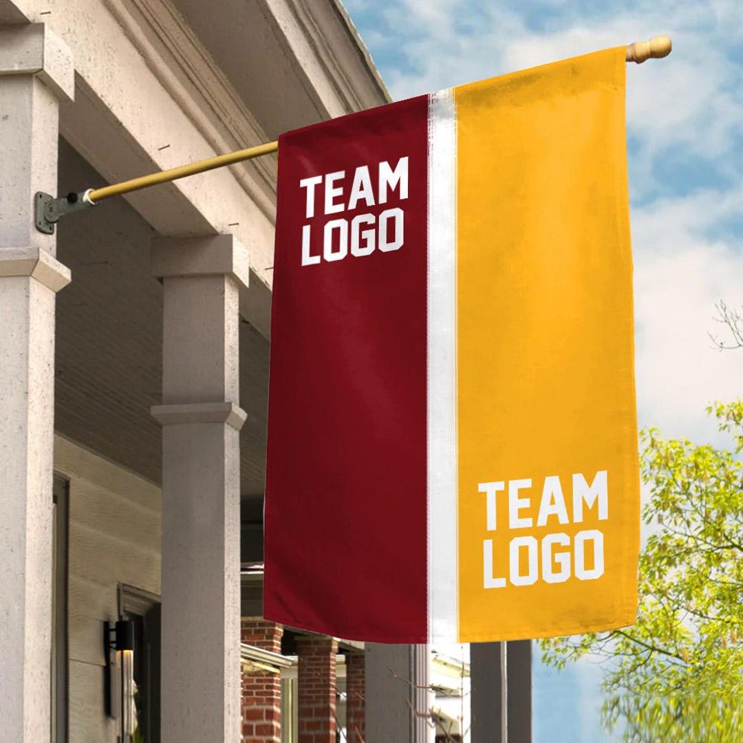 Custom Team House Divided Garden Flag/personalized House Divided ...