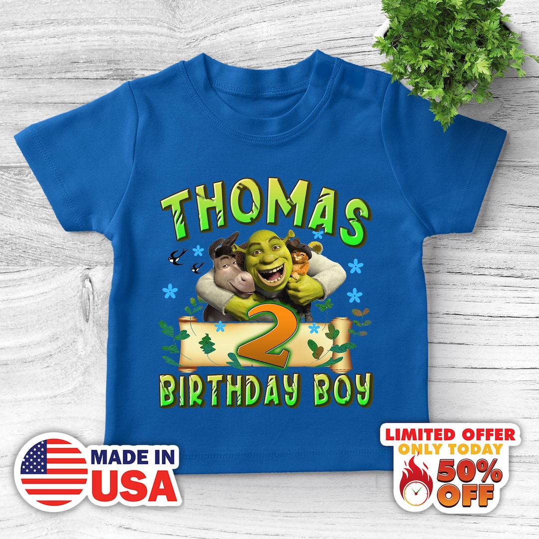 Shrek Shirt, Shrek Family Shirt, Shrek Birthday T-shirt, Green Ogre ...