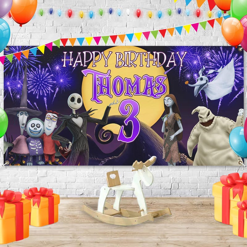 Nightmare Banner - Etsy