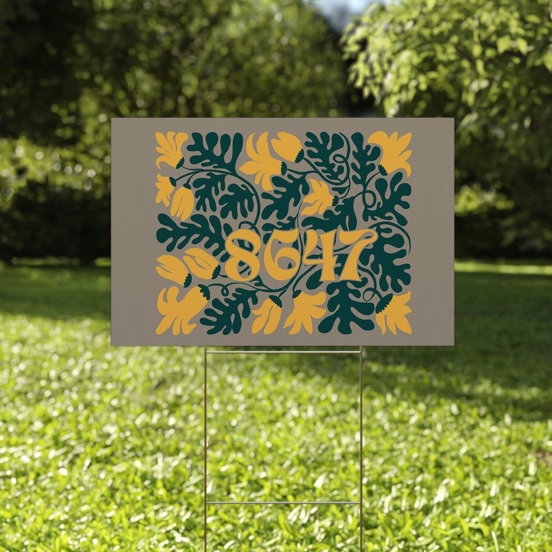 8647 Yard Sign – Not My President Protest Sign,anti-trump,social ...