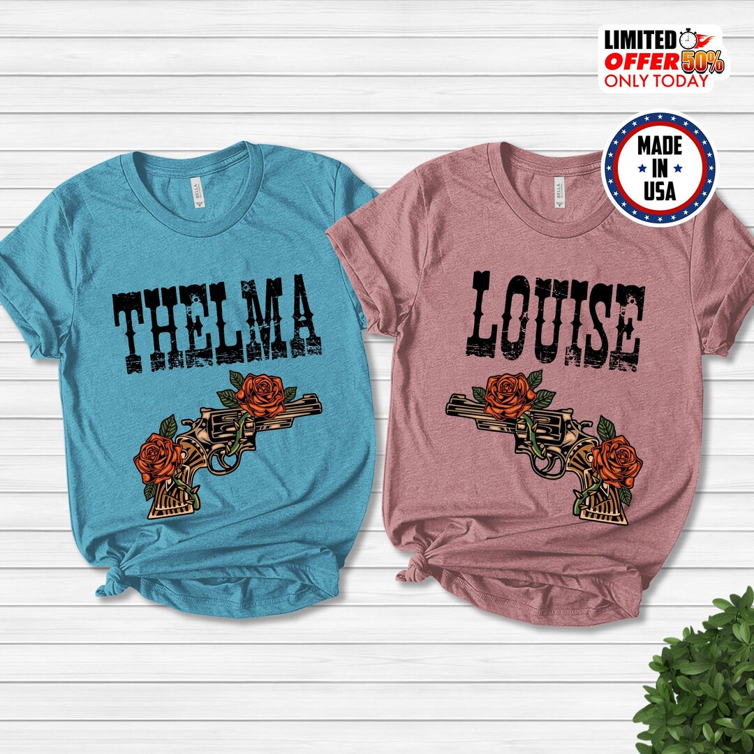 T-shirt Thelma ou Louise meilleure amie, chemise road trip, chemise ...