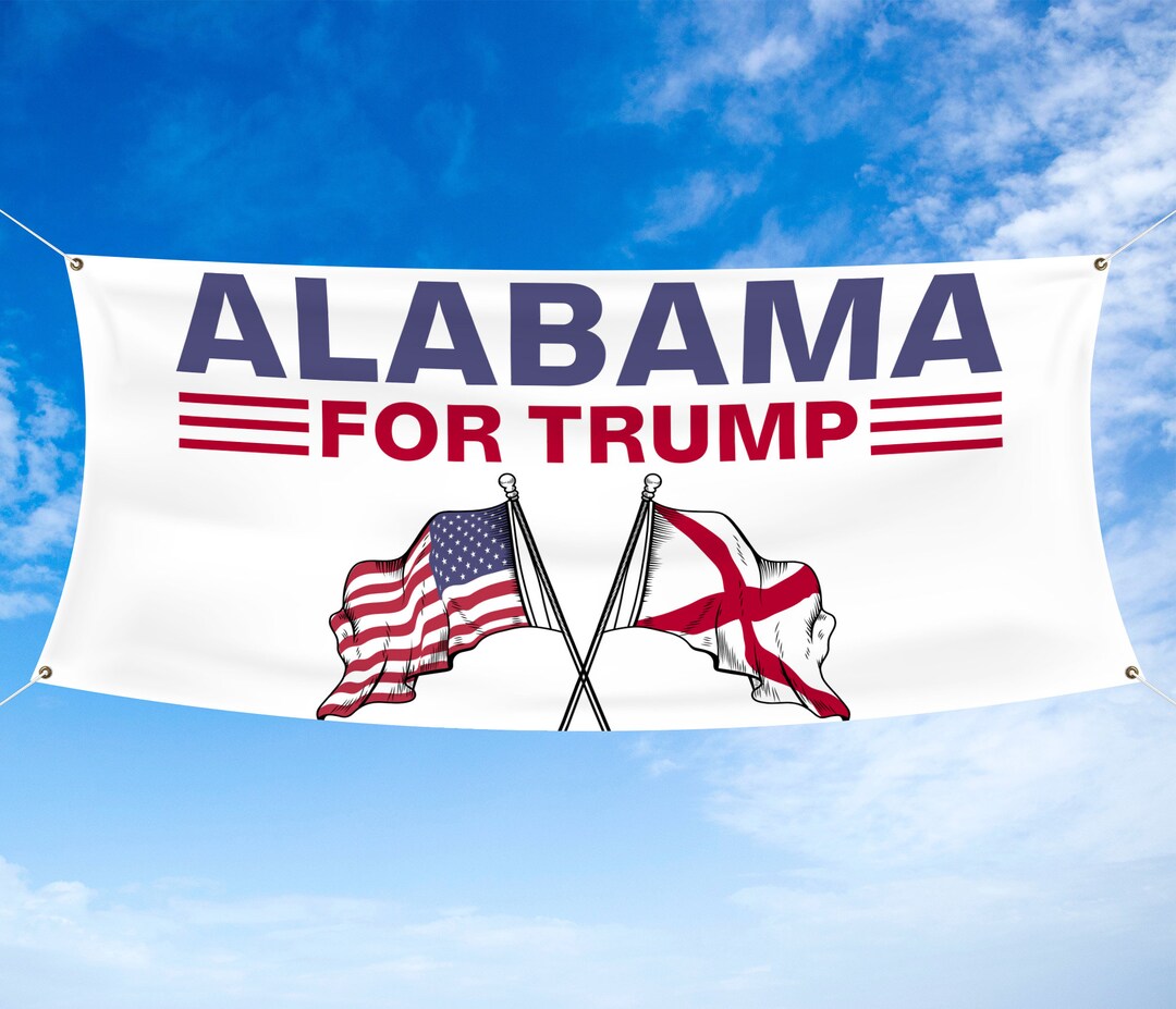 Texas for Trump 2024 Banner, Custom State Vote for Trump Presidential ...
