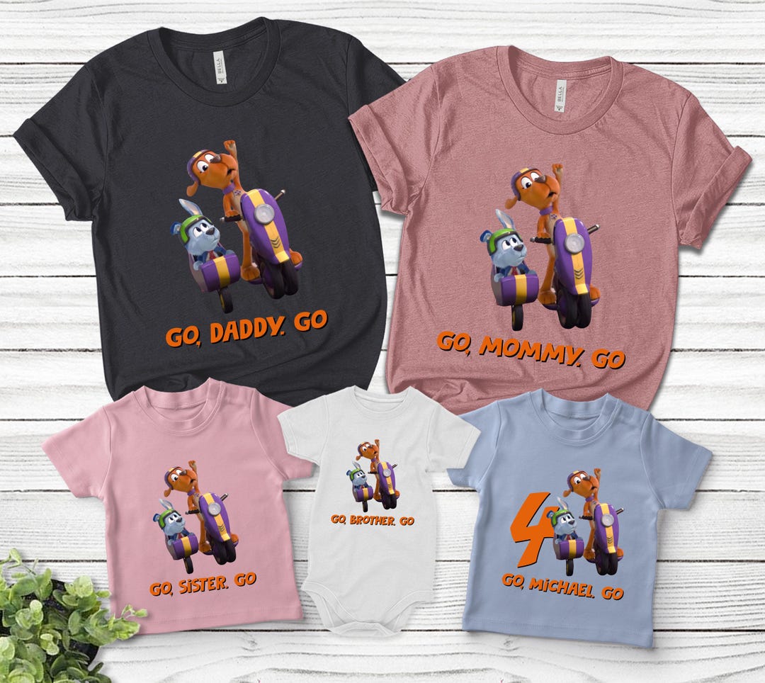 Go Dog Go Shirt, Go Dad Go Mom Shirt, Personalized Shirt, Family ...