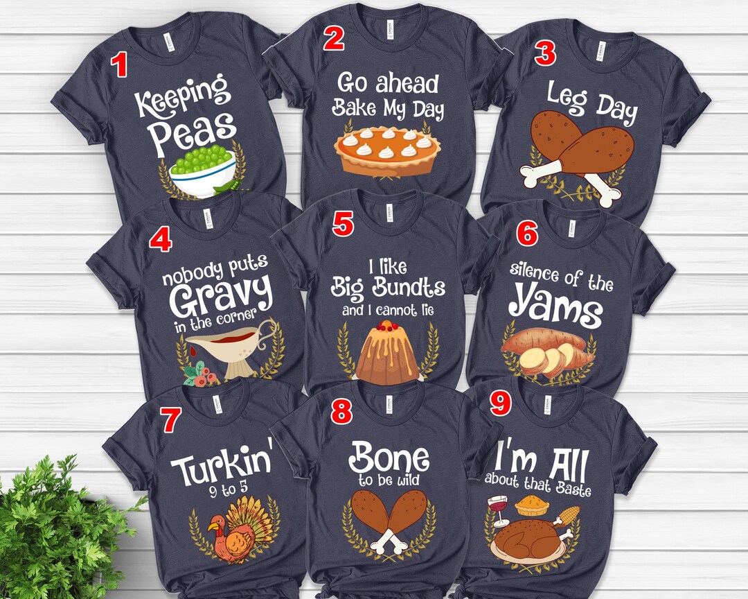 Family Thanksgiving 2024 Shirt, Funny Thanksgiving Puns Shirt ...