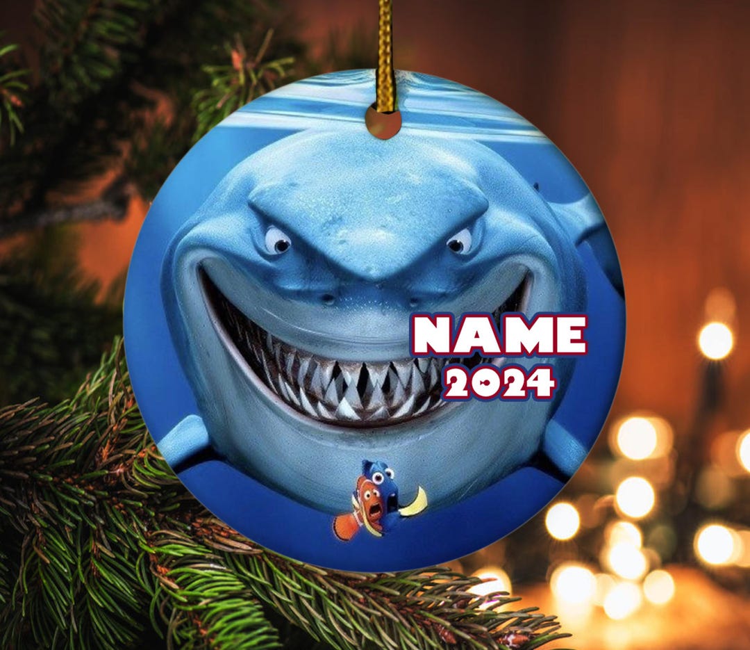 Personalized Finding Nemo Christmas Ornament, Finding Fish Customized ...