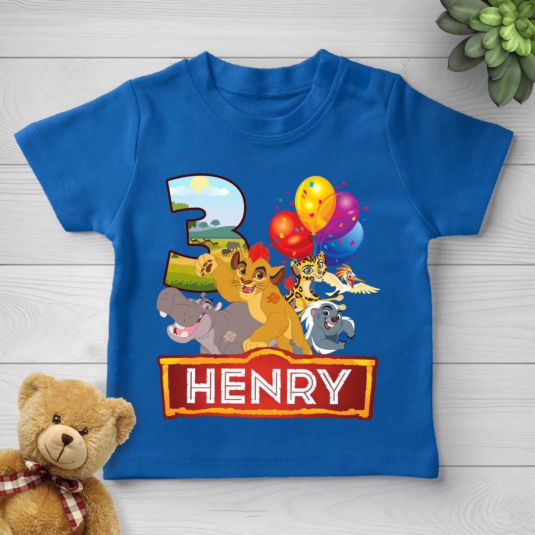 Lion Guard Birthday Shirt, Lion Guard Shirt, Lion Guard Birthday Tee ...