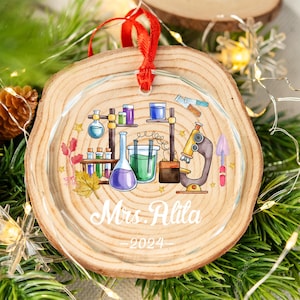 Science Lab Glass Ornament for Scientist, Lab Week, Chemistry Lover ...