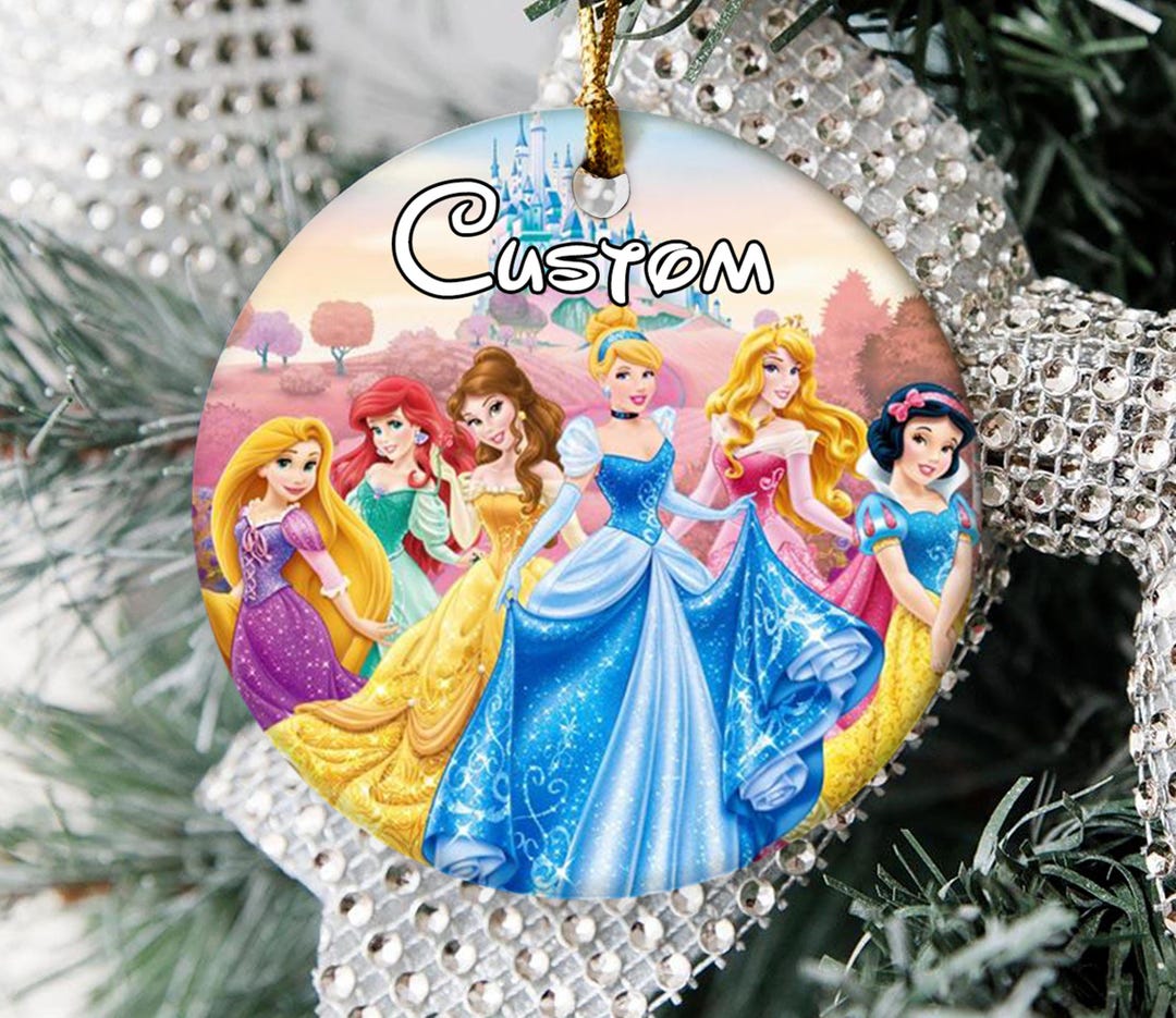 Disney Princess Ornament,christmas Keepsake for Daughter,personalized ...