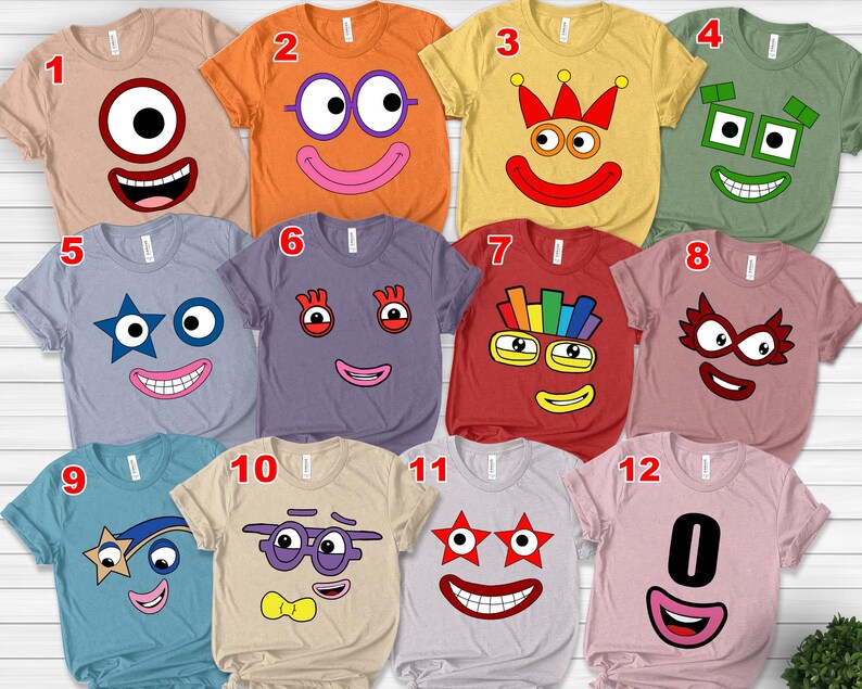 Number Blocks Character Costumes, Number Blocks, Halloween Group ...