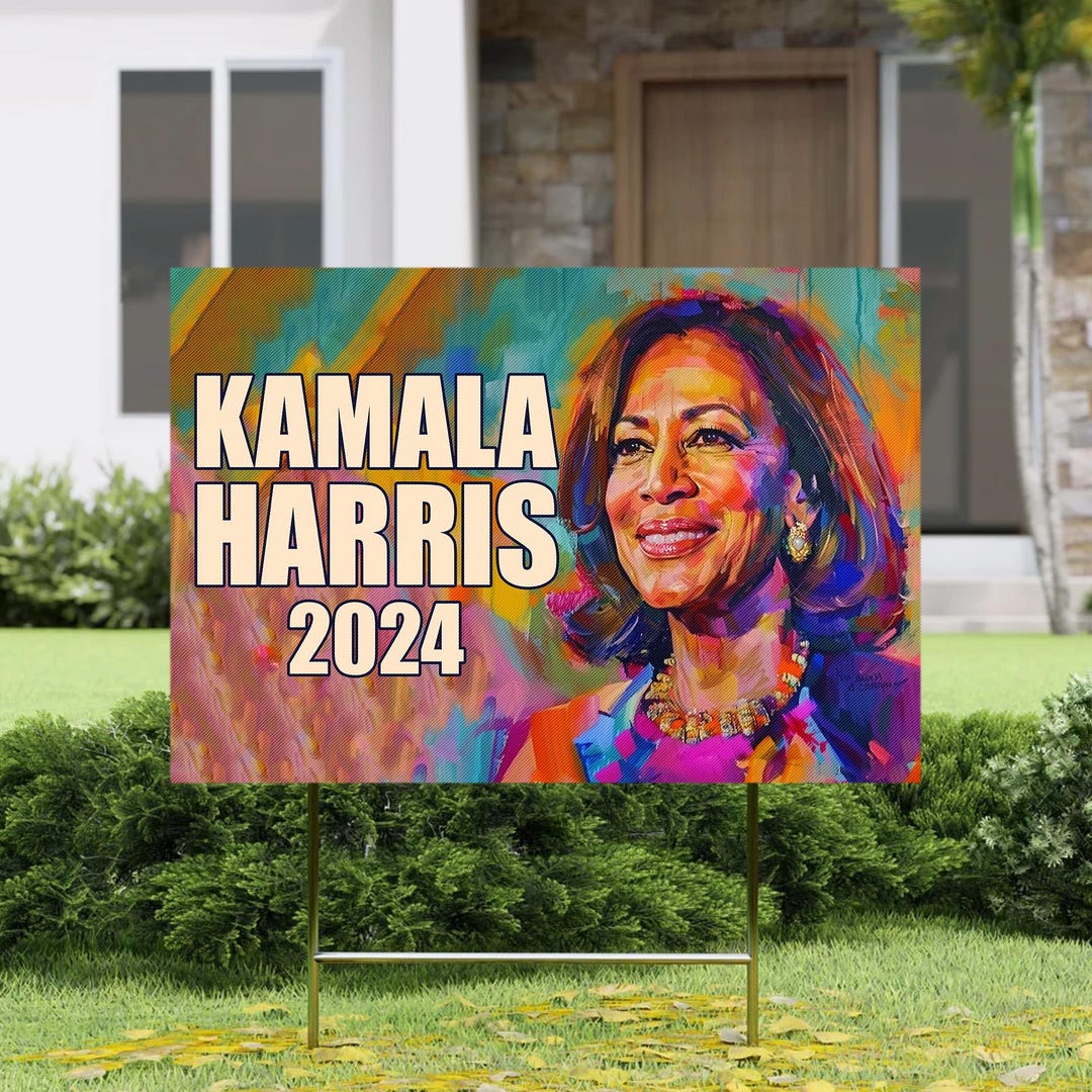 Kamala Harris for President Sign, Kamala Harris 2024 Yard Sign, First ...