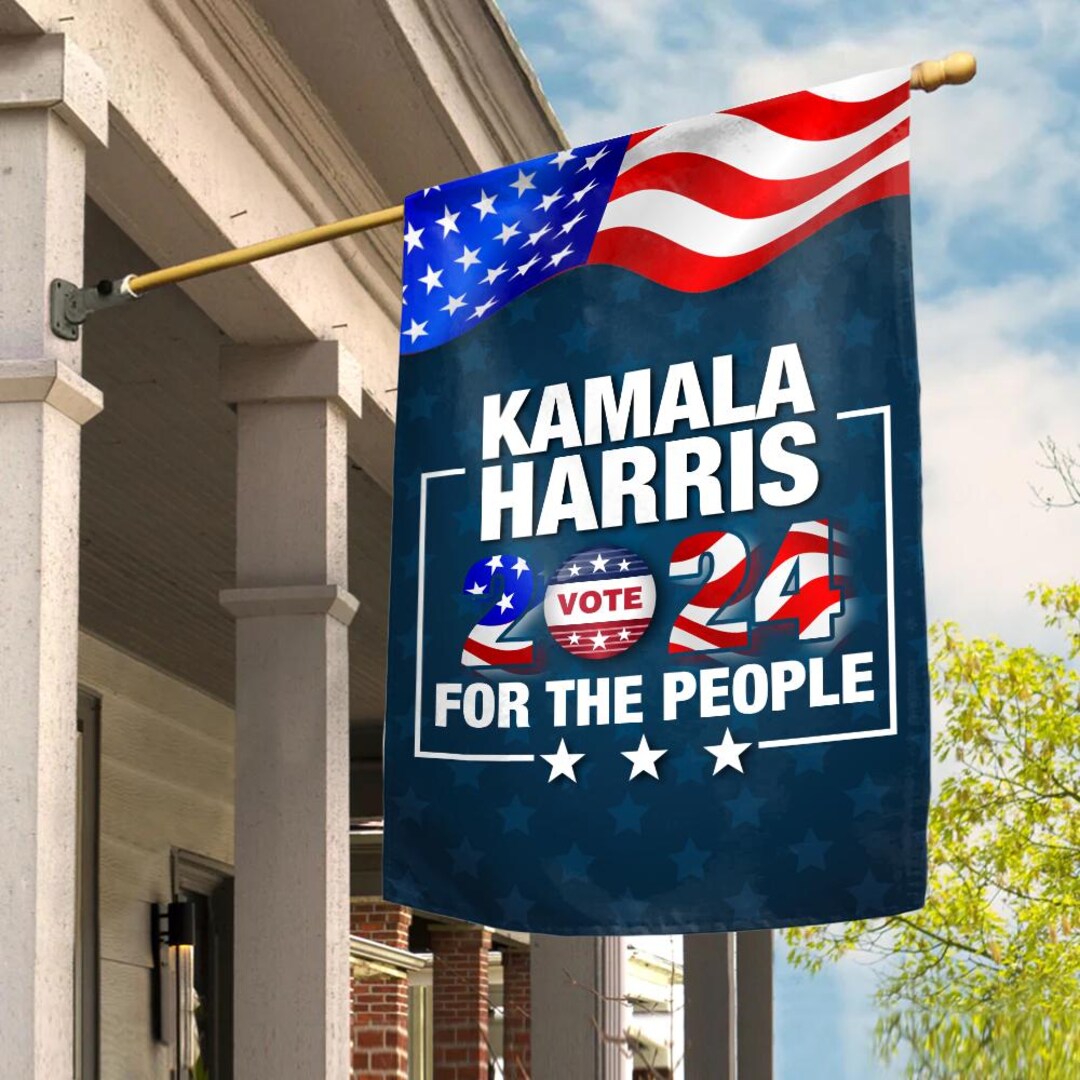 Kamala Harris 2024 President House Flag, Bye Biden Flag, Harris for the ...