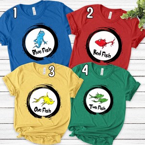 One Fish Two Fish, Red Fish Blue Fish Shirt, Teacher Shirts, Daycare ...