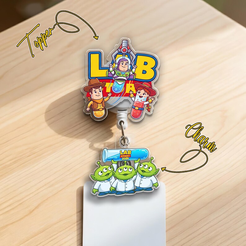 Personalized Lab Story 2026 Badge Reel, Funny Buzz Woody Jessie Lab ...