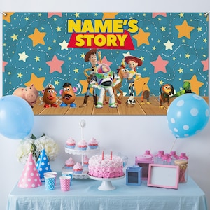 Toy Story Party,woody Personalized Backdrop,custom Birthday Backdrop ...