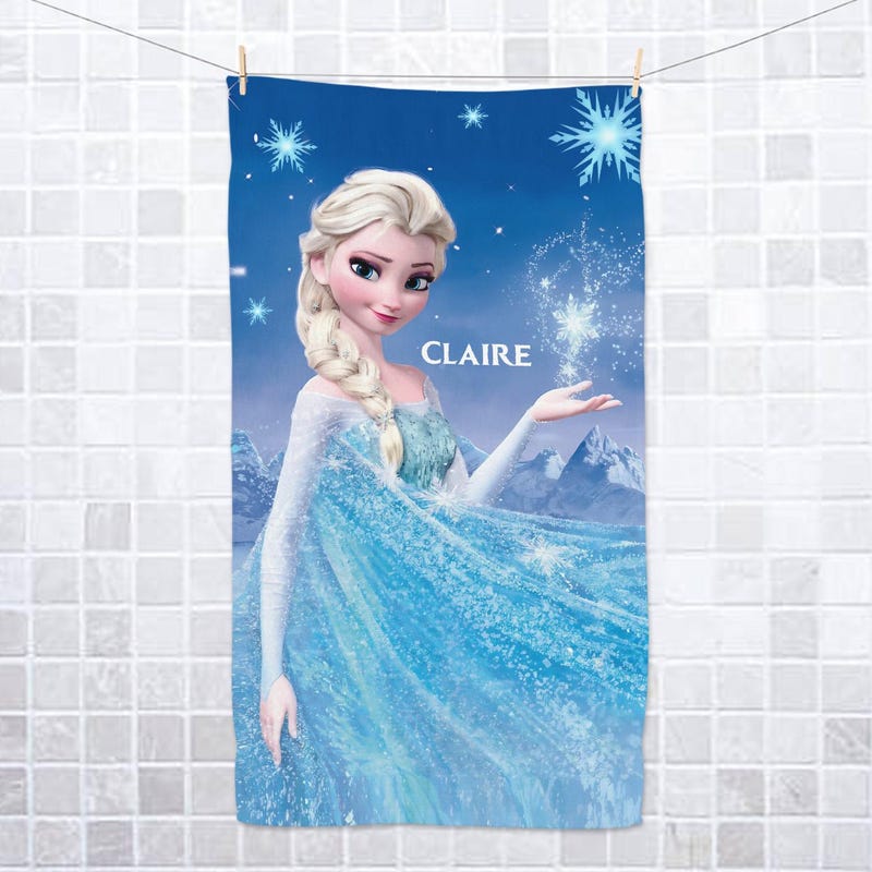 Frozen Towel for Bath - Etsy