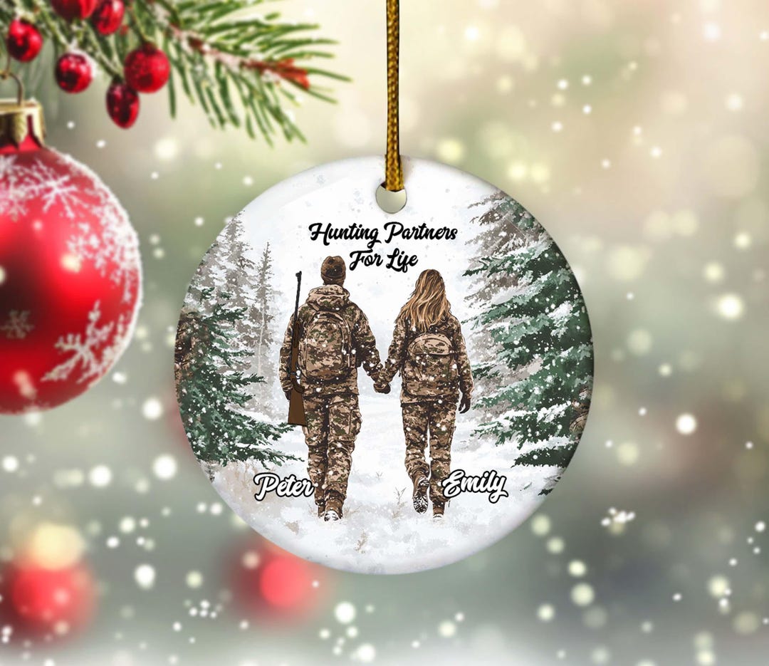 Personalized Hunting Ornament for Christmas,gift for Deer Hunting ...