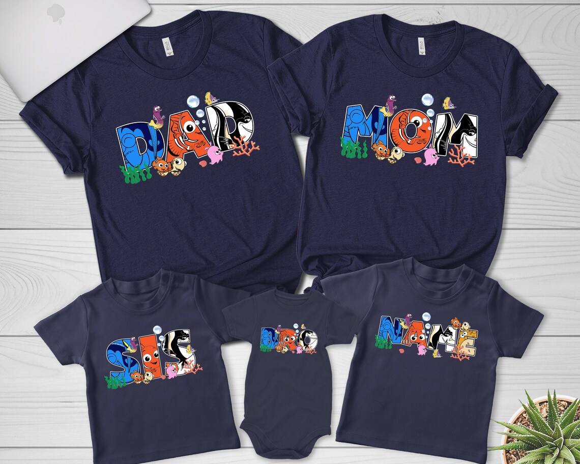Personalized Finding Nemo Birthday Shirt | Finding Nemo Birthday Shirt ...