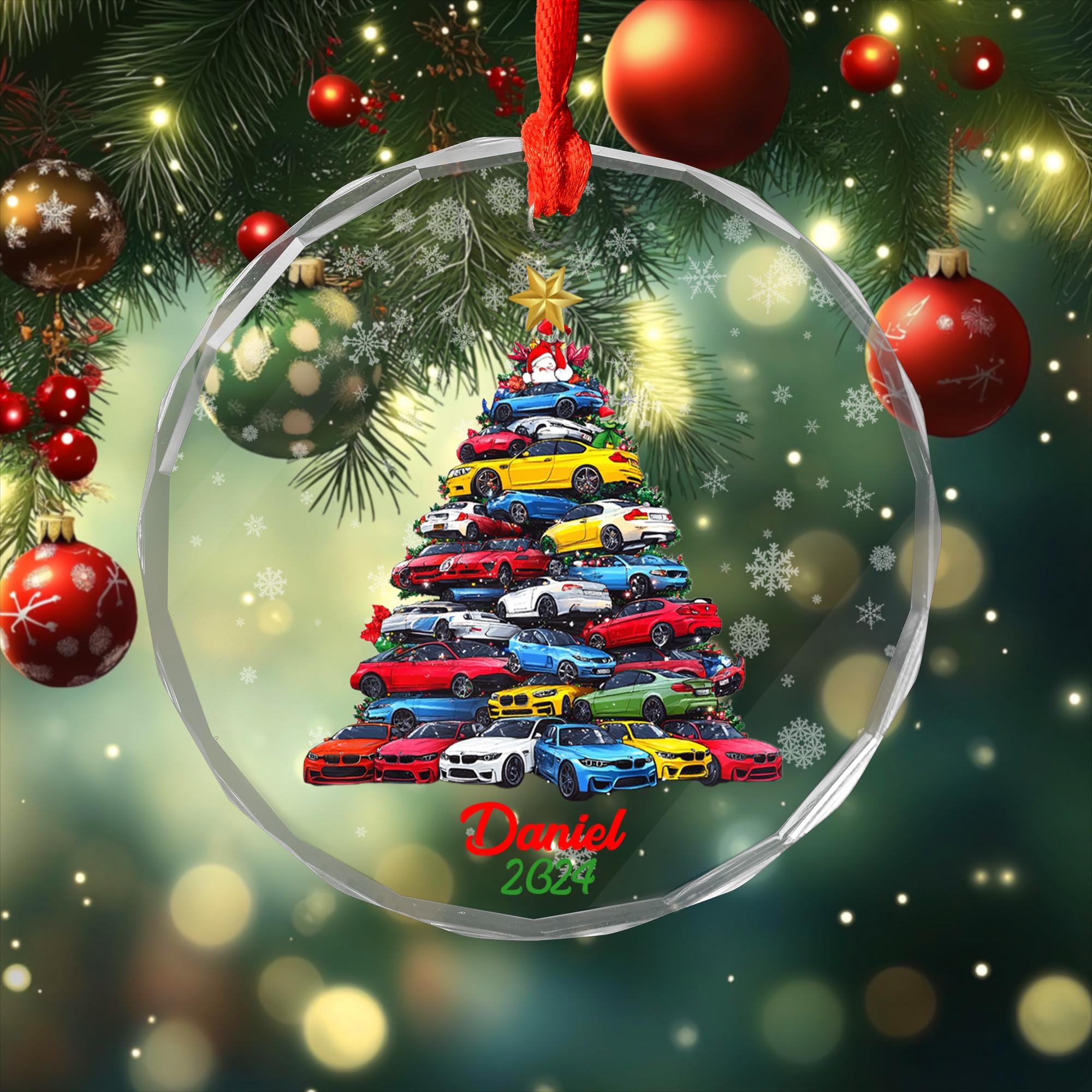 Car Collection Christmas Ornament, Christmas Car Tree Ornament, Car ...