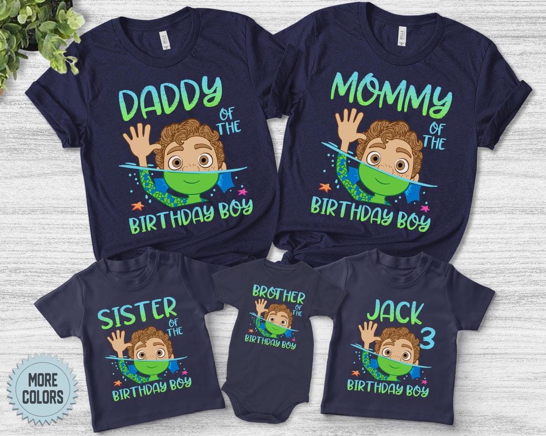 Luca Birthday Shirt, Luca Family Birthday Shirts, Birthday Boy Shirt ...