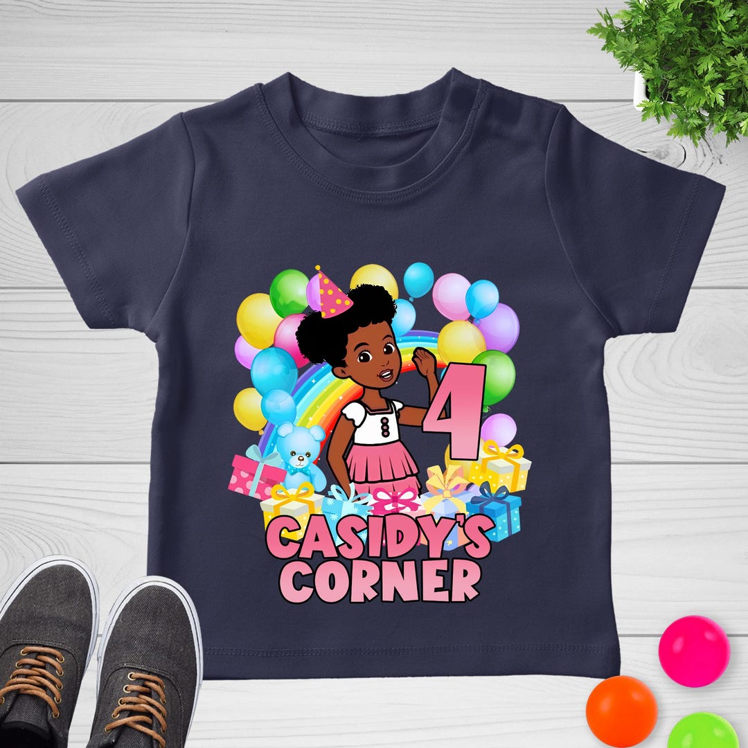 Custom Gracie's Corner Family Shirts, Personalized Birthday Girl Shirt ...