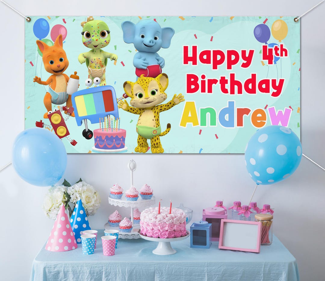 Numberblocks Birthday Banner for Kids, Custom Name Numberblocks ...