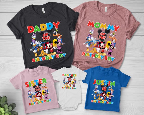 Mickey Mouse Clubhouse Custom Shirts