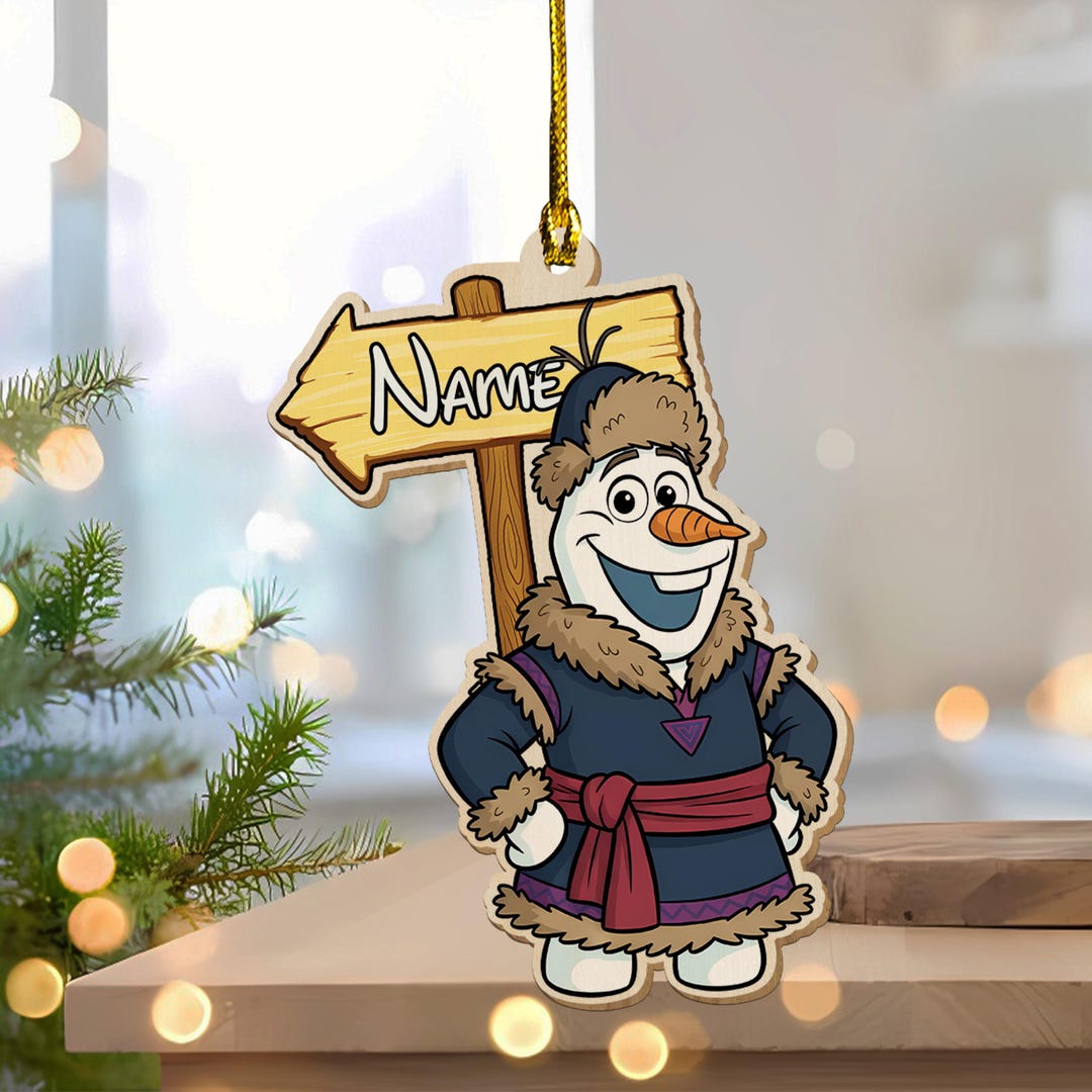 Custom Olaf Frozen Ornament,olaf Fan Gift,olaf Christmas Ornament,olaf ...
