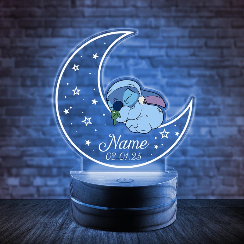 Stitch Night Light - Etsy