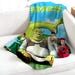 Personalized Shrek Characters Quilt Blanket, Gift for Shrek Film Fans ...