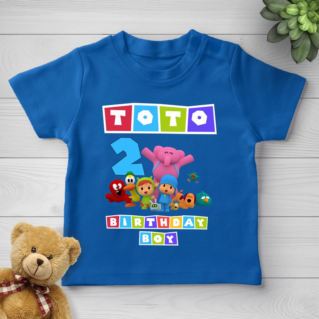 Pocoyo Birthday Party Shirt, Family Birthday Shirt Pocoyo Birthday ...