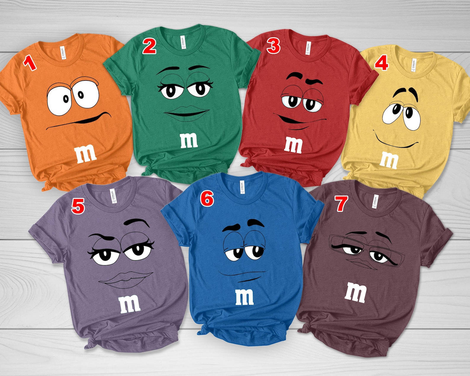 M&M Candies Shirt, M and M Matching Family Shirt, Group MM Shirt ...