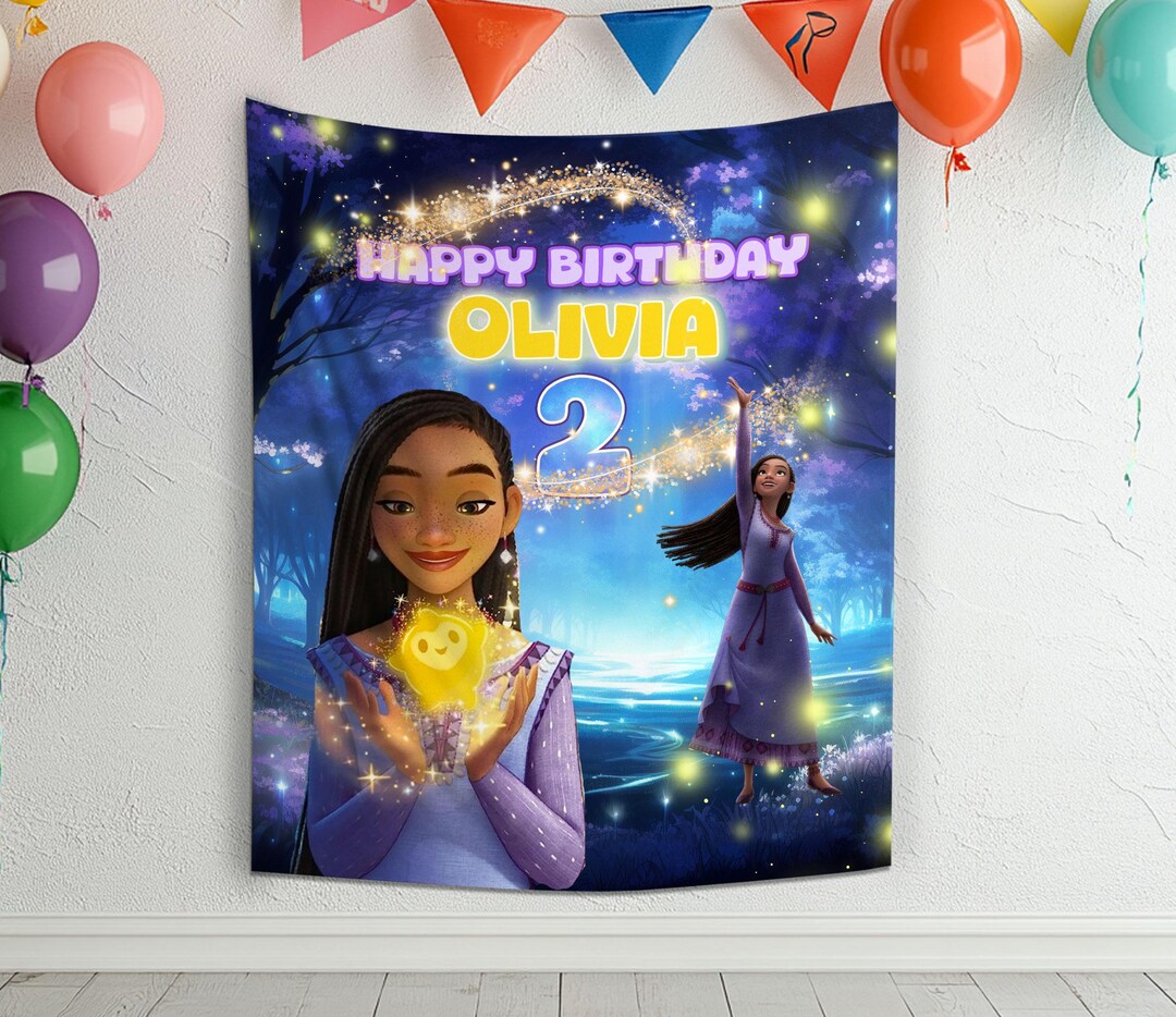 Wish Backdrop the Power of Wishes Banner Wish Custom Photo Backdrop ...