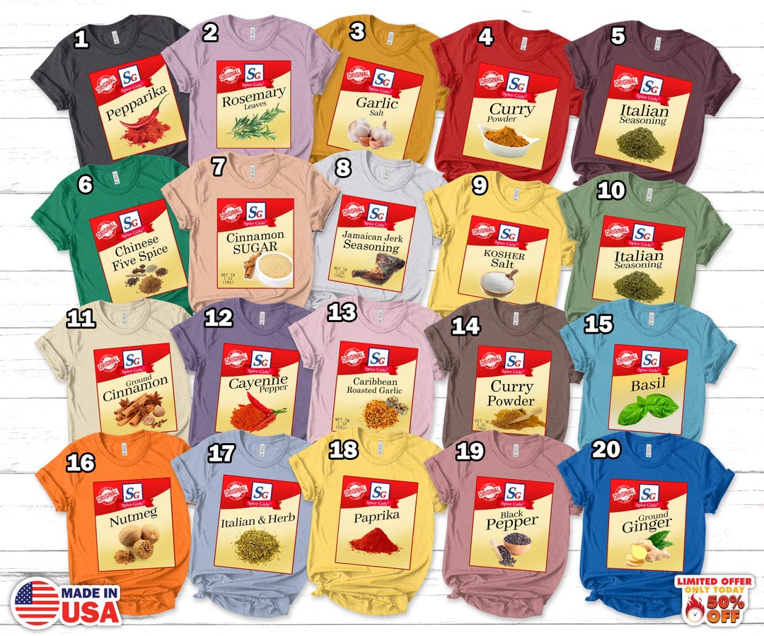 Spice Girl Halloween Costume, Spice Girl Halloween Shirt, Spice Girl ...