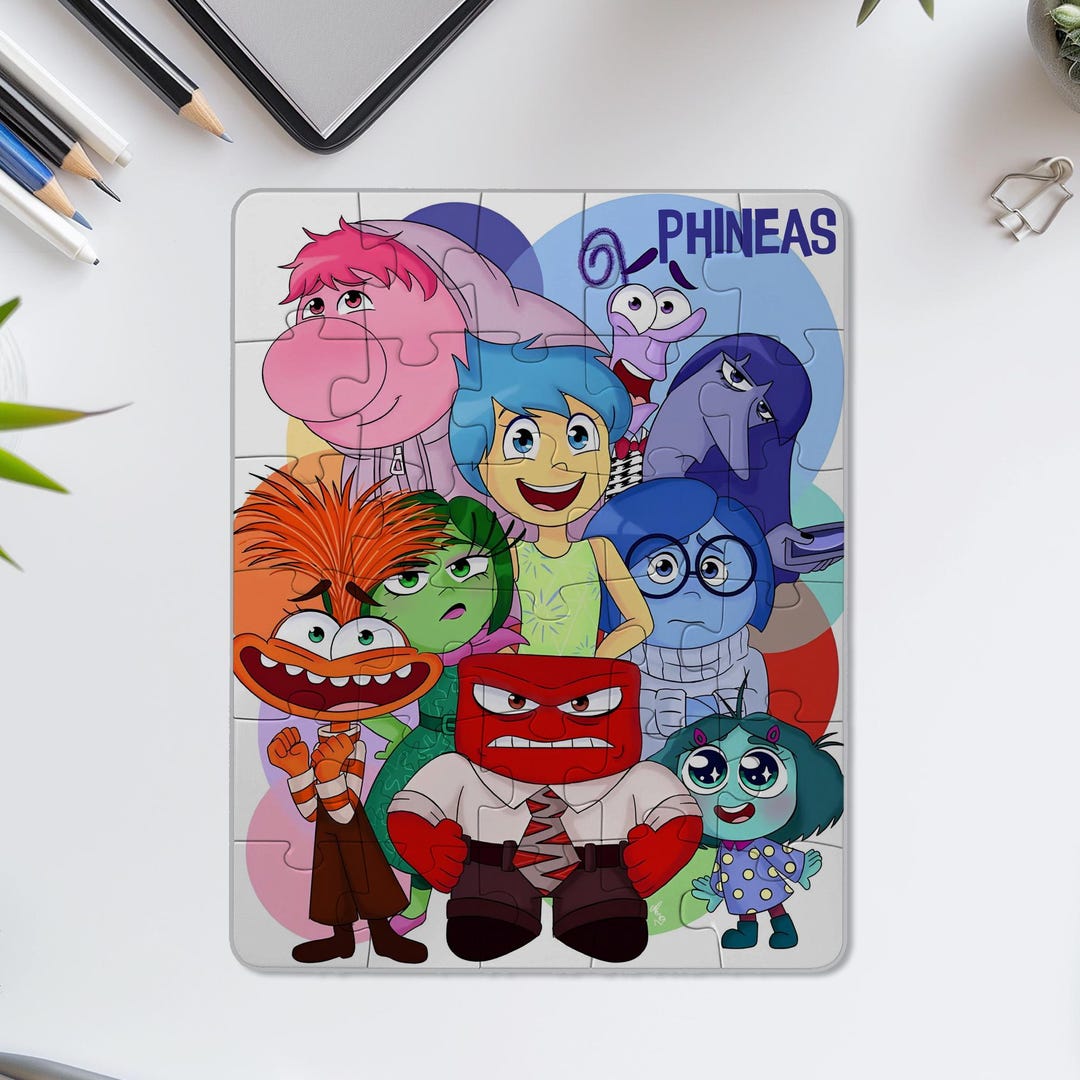 Custom Disney Inside Out Jigsaw Puzzle Game With Name, Disney World ...