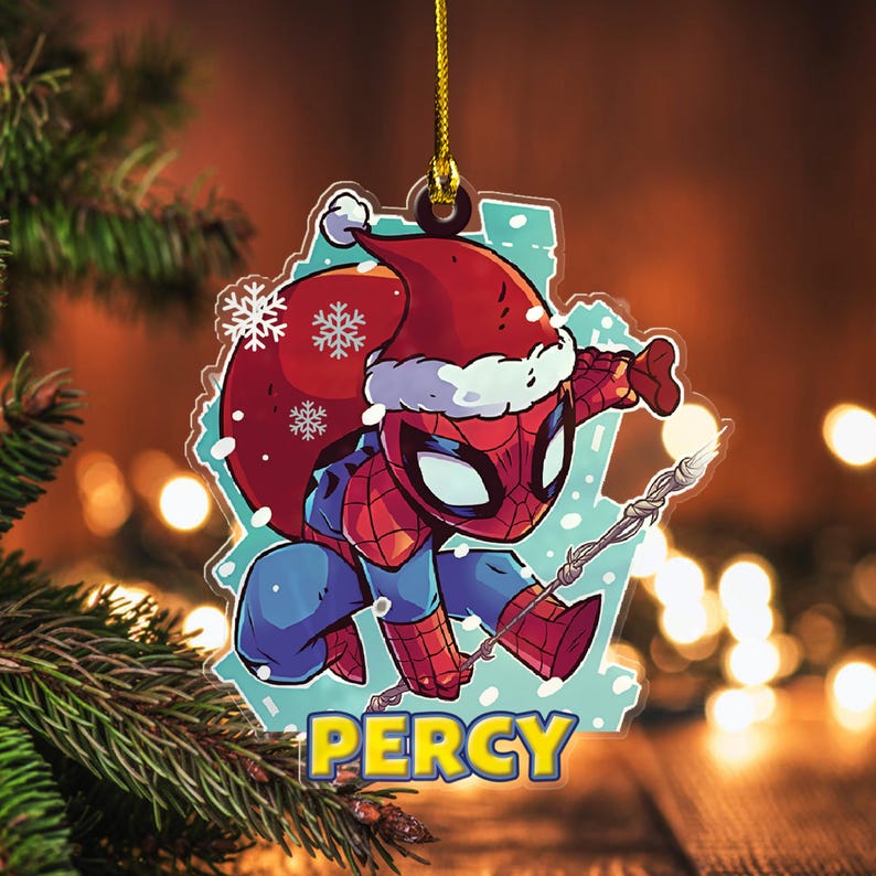 Personalized Spidey and Friends Ornament, Custom Spidey Christmas ...