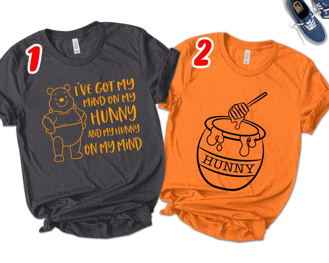 Winnie the Pooh Matching Couple Shirts,disney Valentines Day Shirt ...