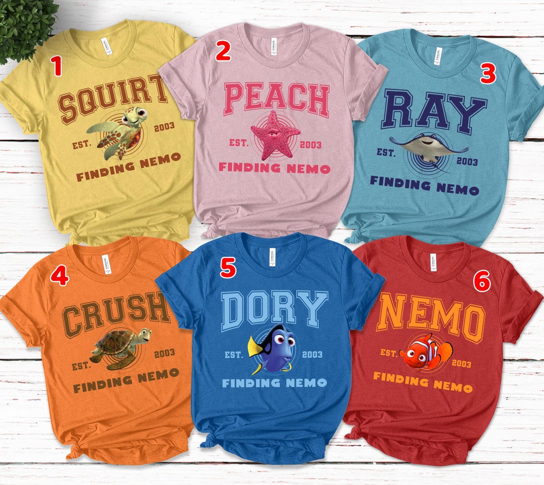 Vintage Disney Finding Nemo Sweatshirt, Finding Dory Shirt, Disneyland ...