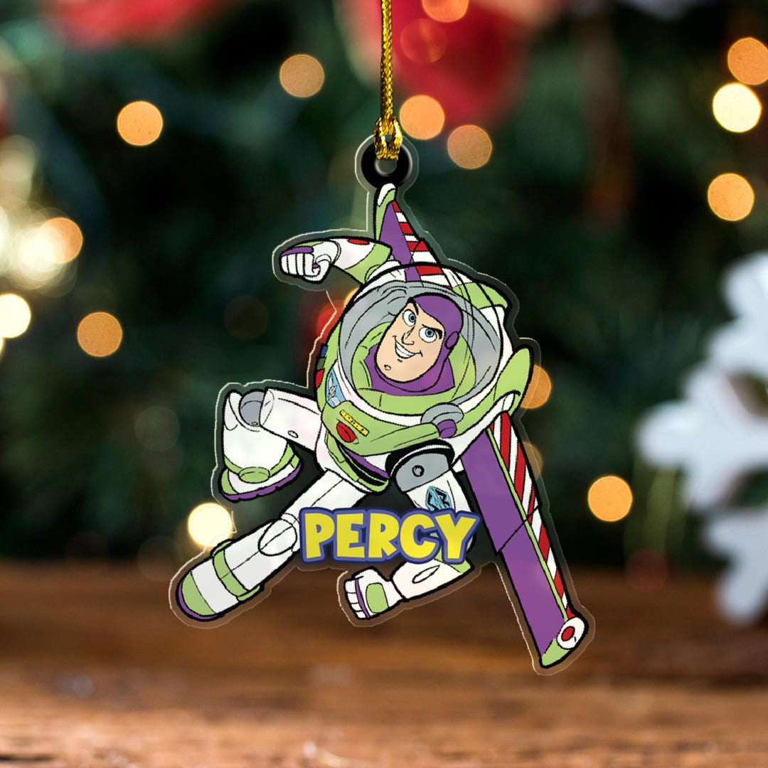 Personalized Toy Story Buzz Lightyear Ornament, Toy Story Ornament ...