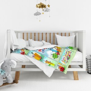 Personalized Numberblocks Quilt Blanket, Numberblocks Fleece Blanket ...