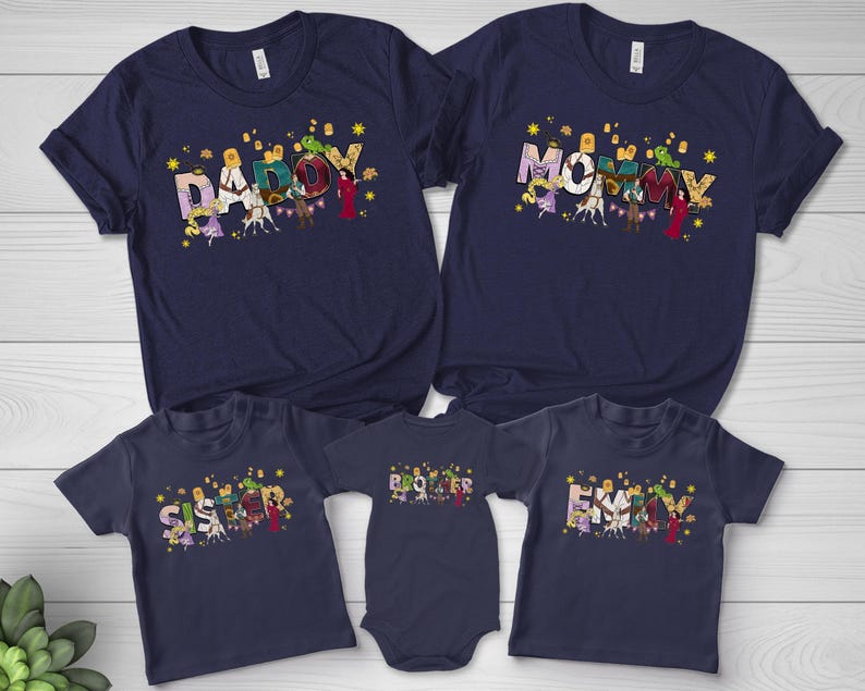 Custom Name Rapunzel Tangled Characters Shirt, Disney Rapunzel Pascal ...